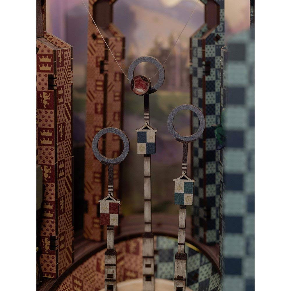 Harry Potter - Hogwarts Quidditch Field 1:24 Scale Book Nook Model Kit ...