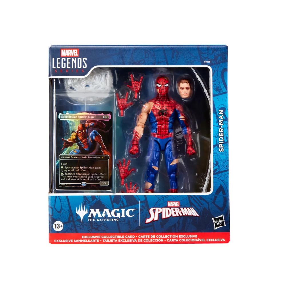 Marvel Legends Series - Magic: The Gathering Battle-Damaged Spider-Man ...