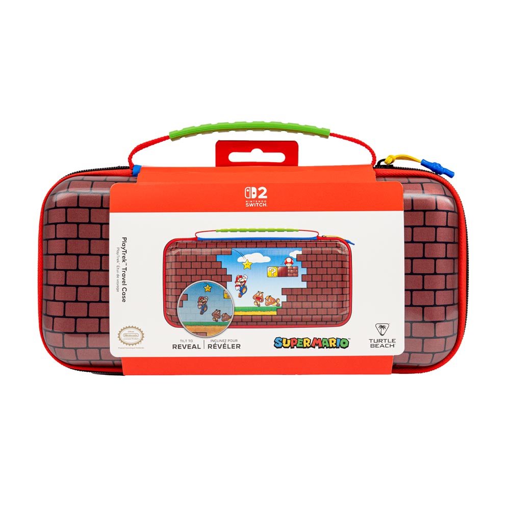 Turtle Beach - PlayTrek Travel Case – Mario Bricks for Nintendo Switch ...