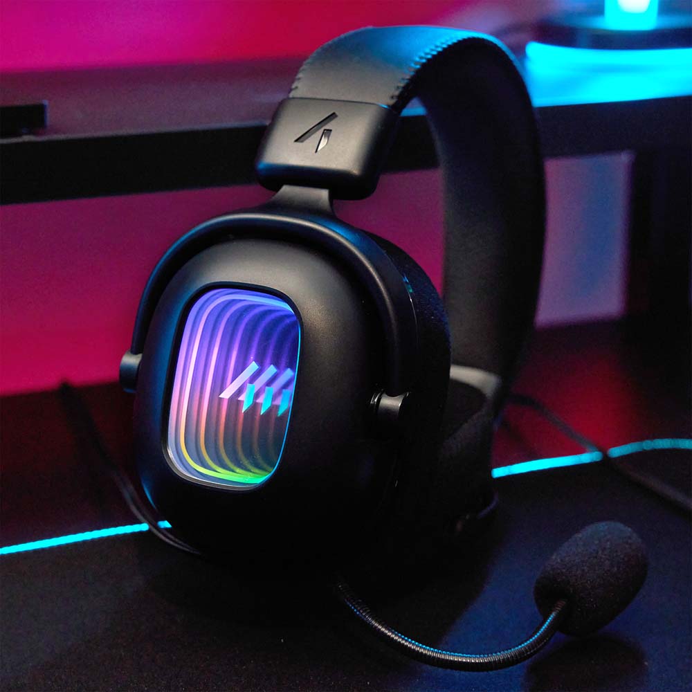 4Gamers - Radar Light Up RGB Gaming Headset - 3D Mirror - PC - EB Games ...