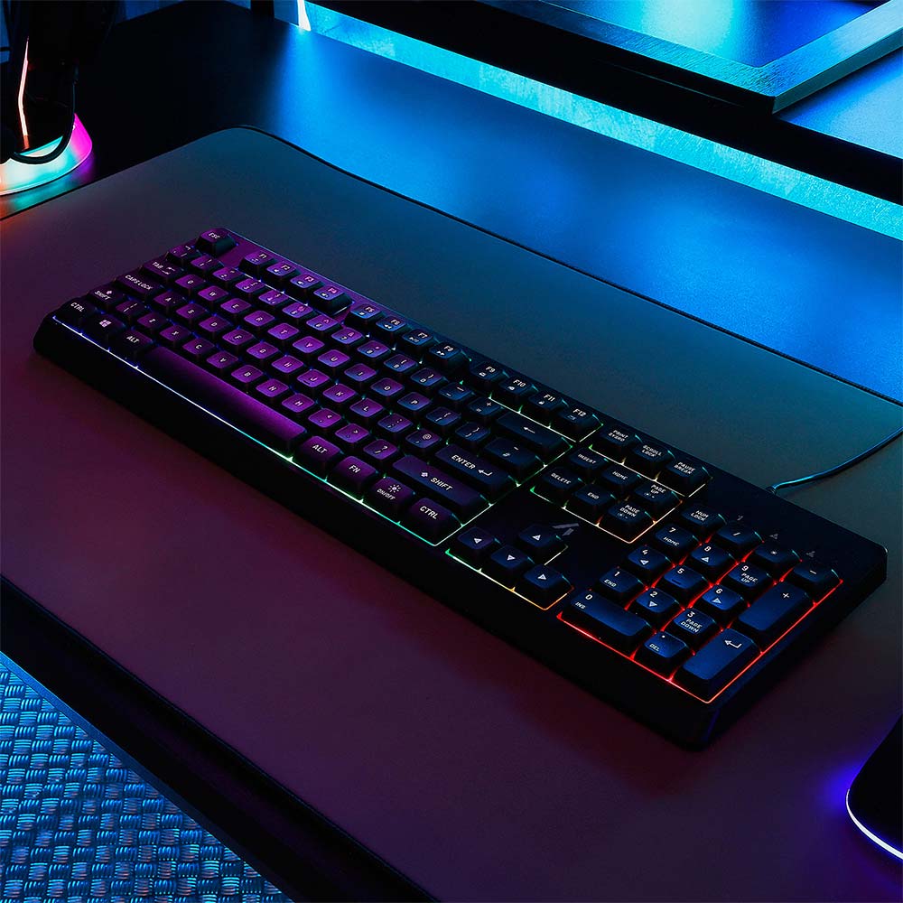 4Gamers - Lightup Gaming Keyboard - Black - PC - EB Games Australia