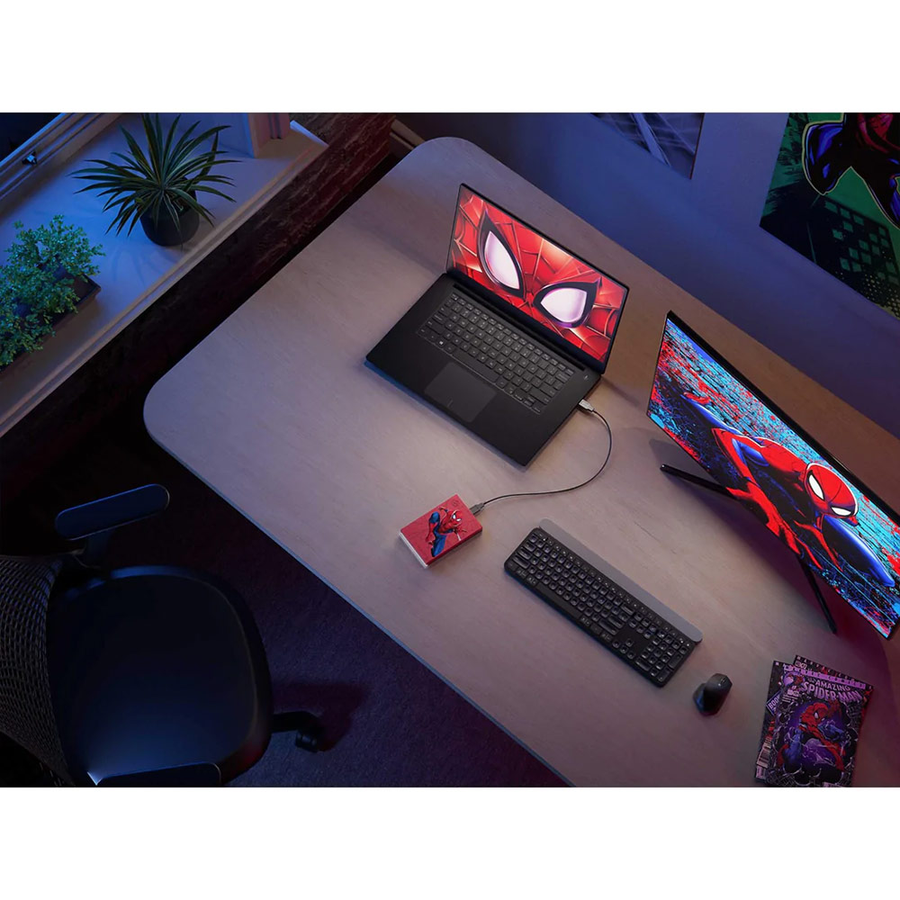 Marvel - Seagate 2TB FireCuda Portable Spider-Man Drive - PC - EB Games ...