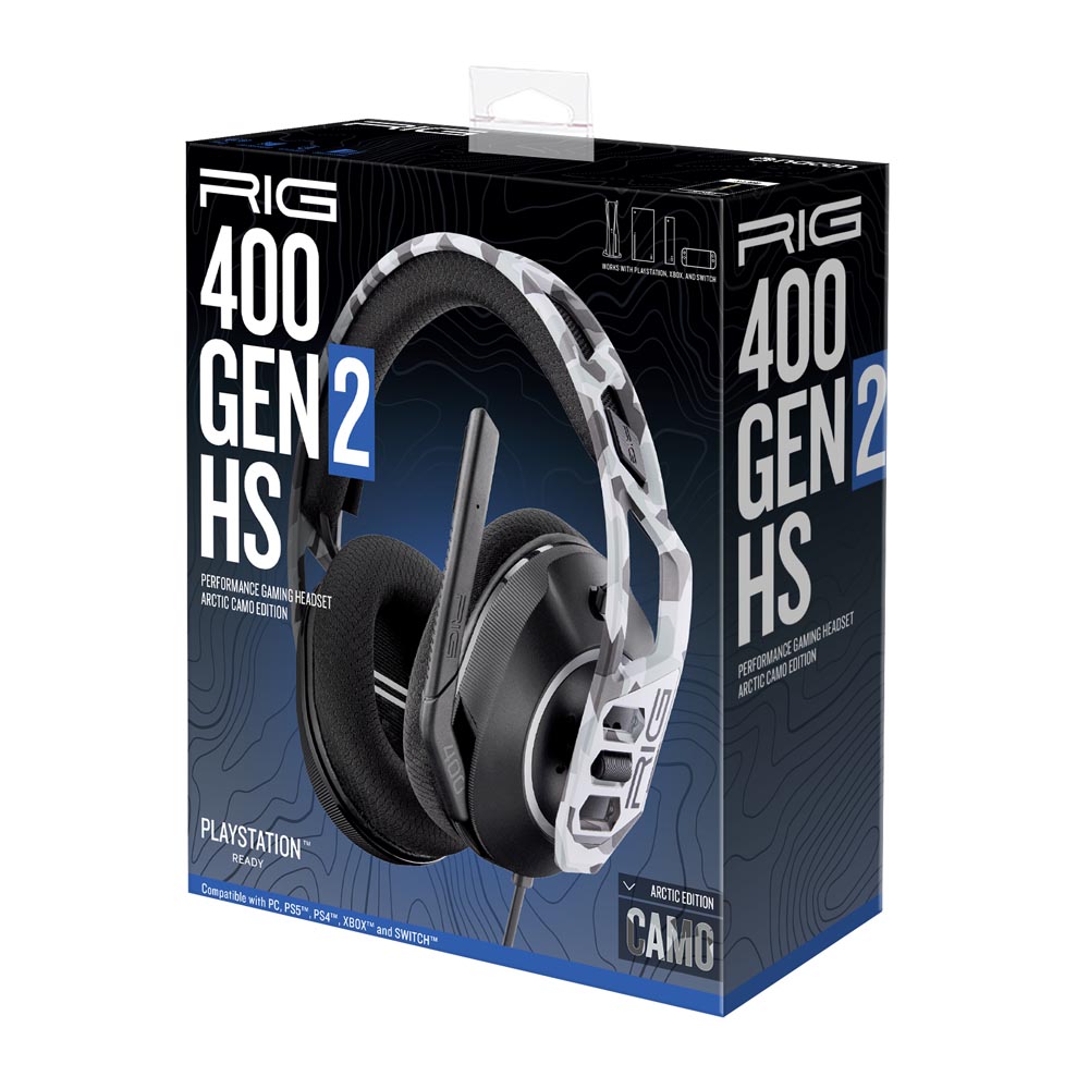 RIG 400HS Gen 2HS Gaming Headset for PlayStation - Arctic Camo ...