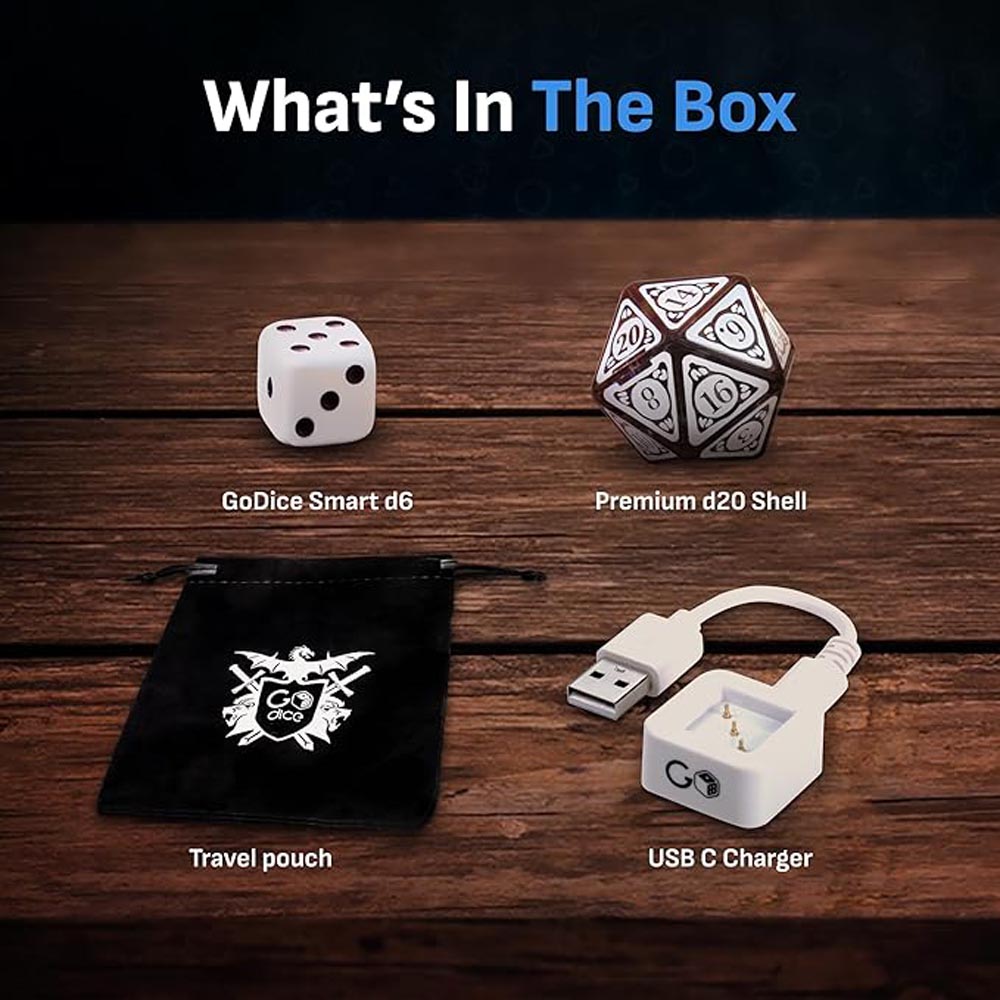 GoDice - D20 Connected Electronic Dice - Toys and Collectibles - EB ...