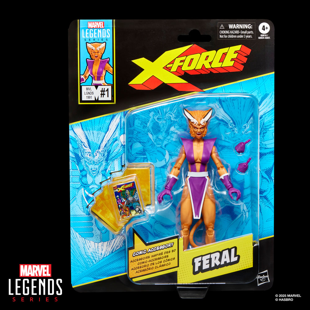 Marvel - X-Force - Feral Marvel Legends Action Figure - Toys and ...