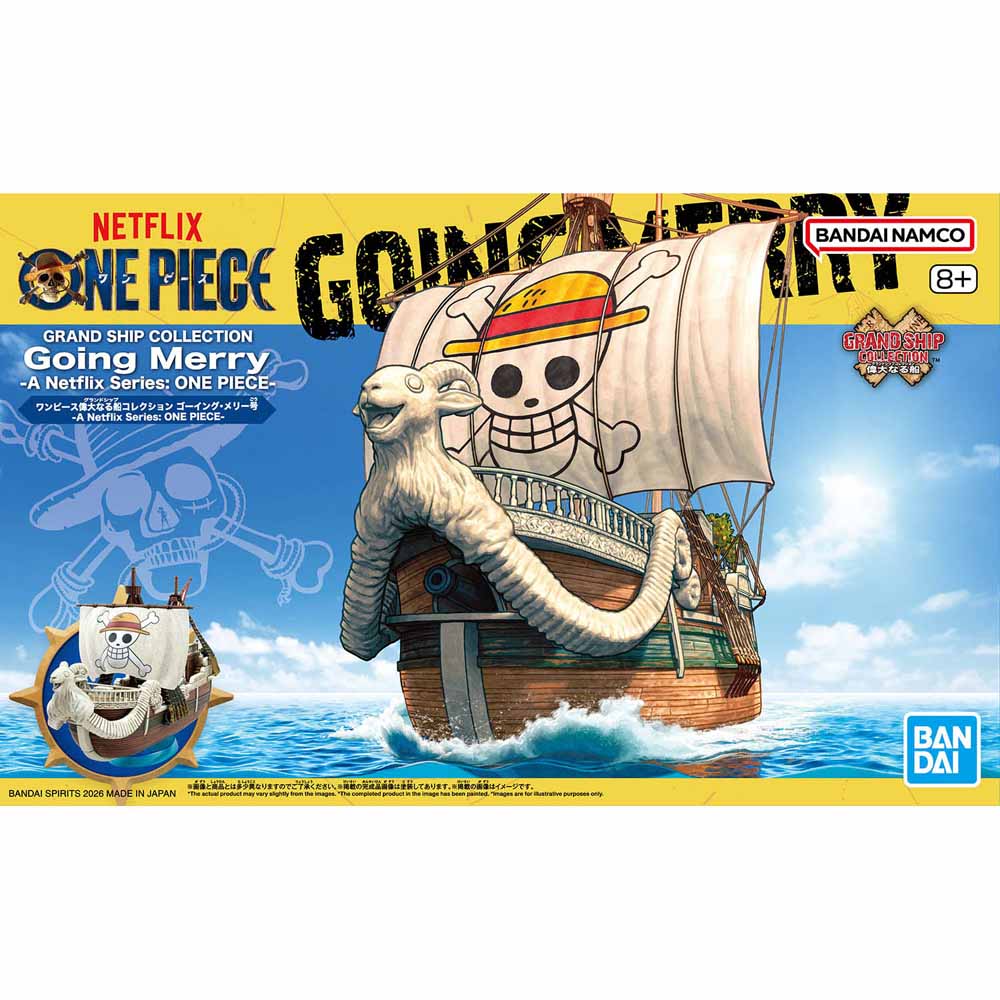 Netflix - One Piece – Going Merry Grand Ship Collection DIY Model Kit ...