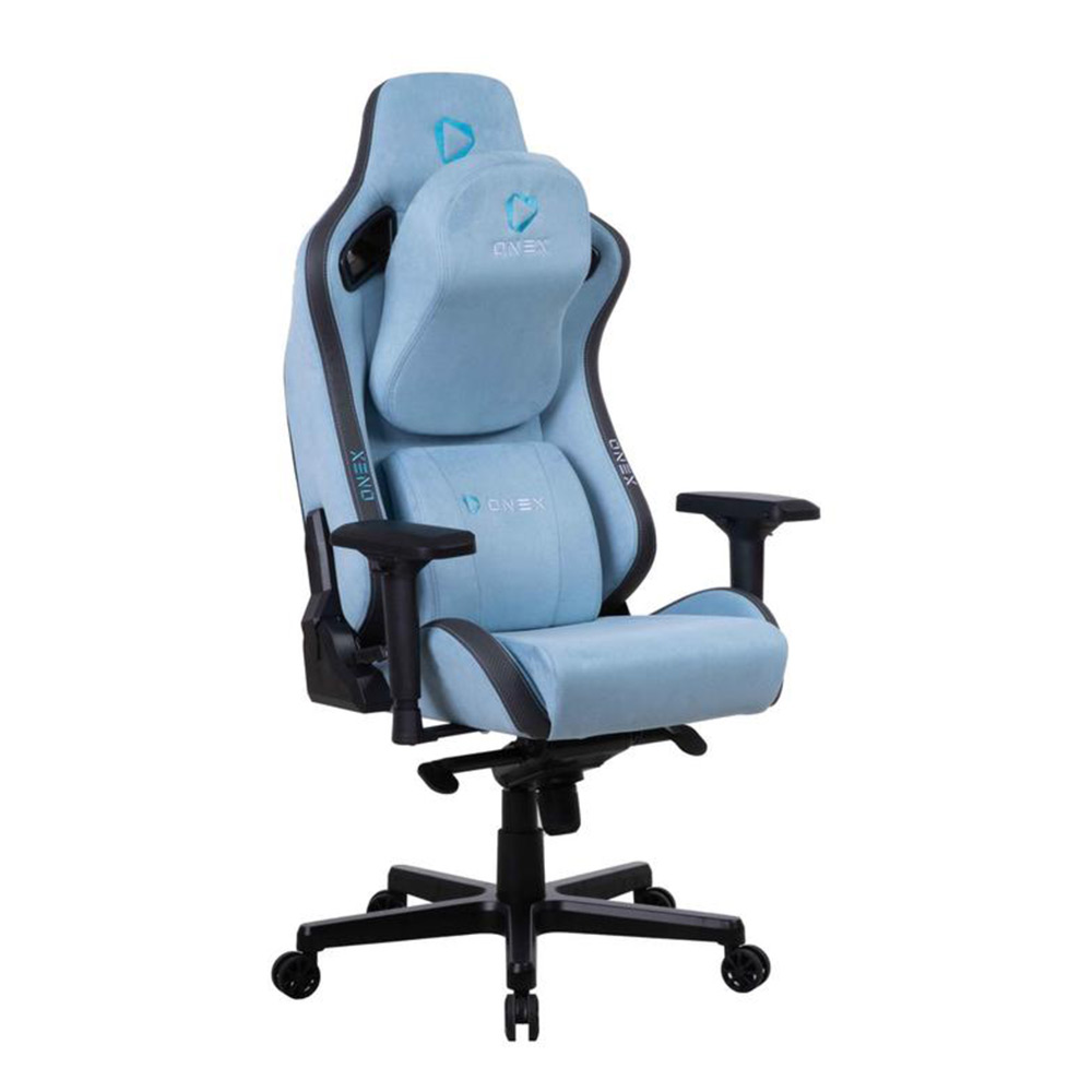 ONEX EV12 Evolution Suede Edition Gaming Chair - Suede Blue - EB Games ...