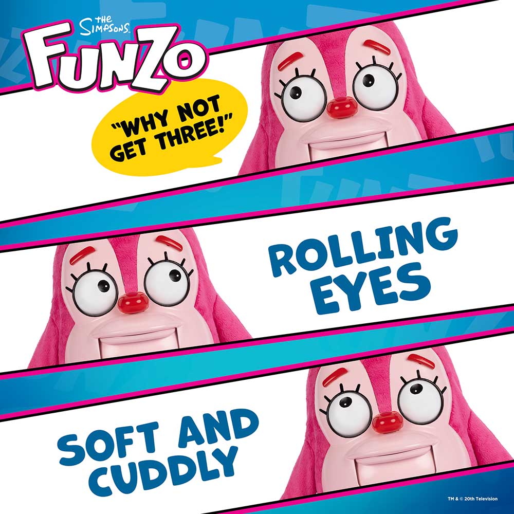 The Simpsons - Funzo 14" Talking Plush - Toys & Gadgets - ZiNG Pop Culture