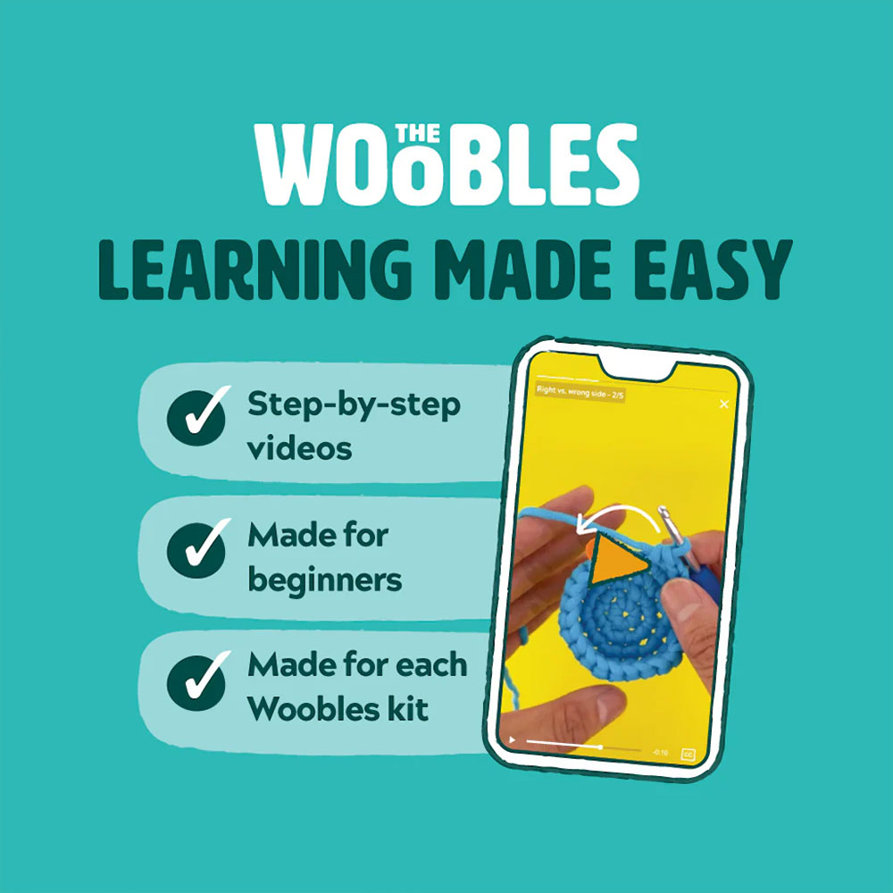 The WOOBLES - Pierre the Penguin Crochet Kit - Toys & Gadgets - ZiNG ...
