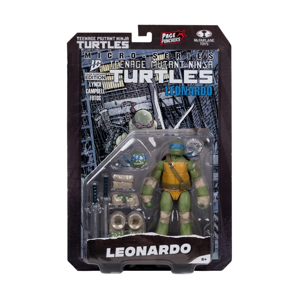 Teenage Mutant Ninja Turtles - Leonardo IDW Page Punchers 5" Action ...