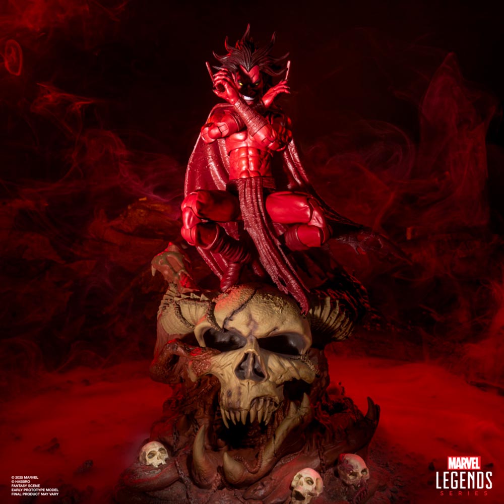 Marvel - Legends Series Mephisto with Infernal Throne Action Figure ...