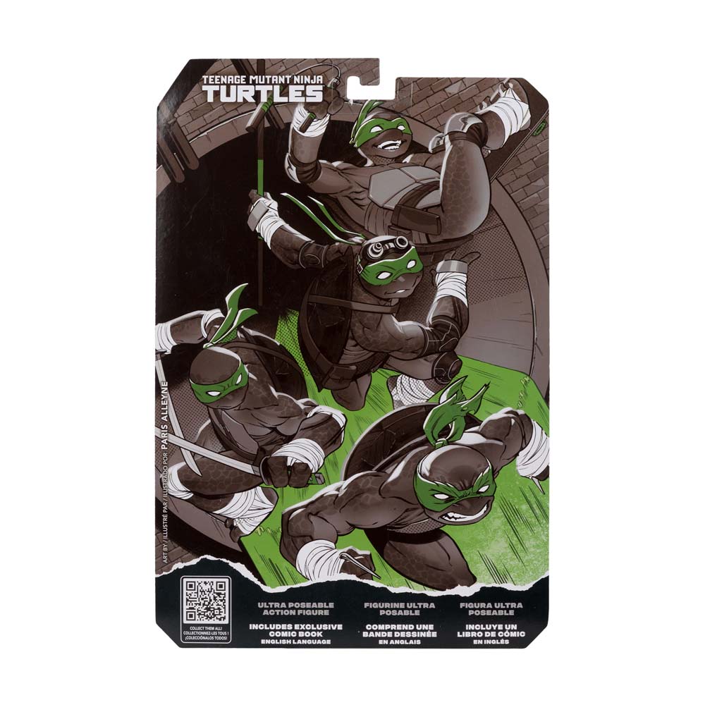 Teenage Mutant Ninja Turtles - Donatello Black, White & Green Page ...