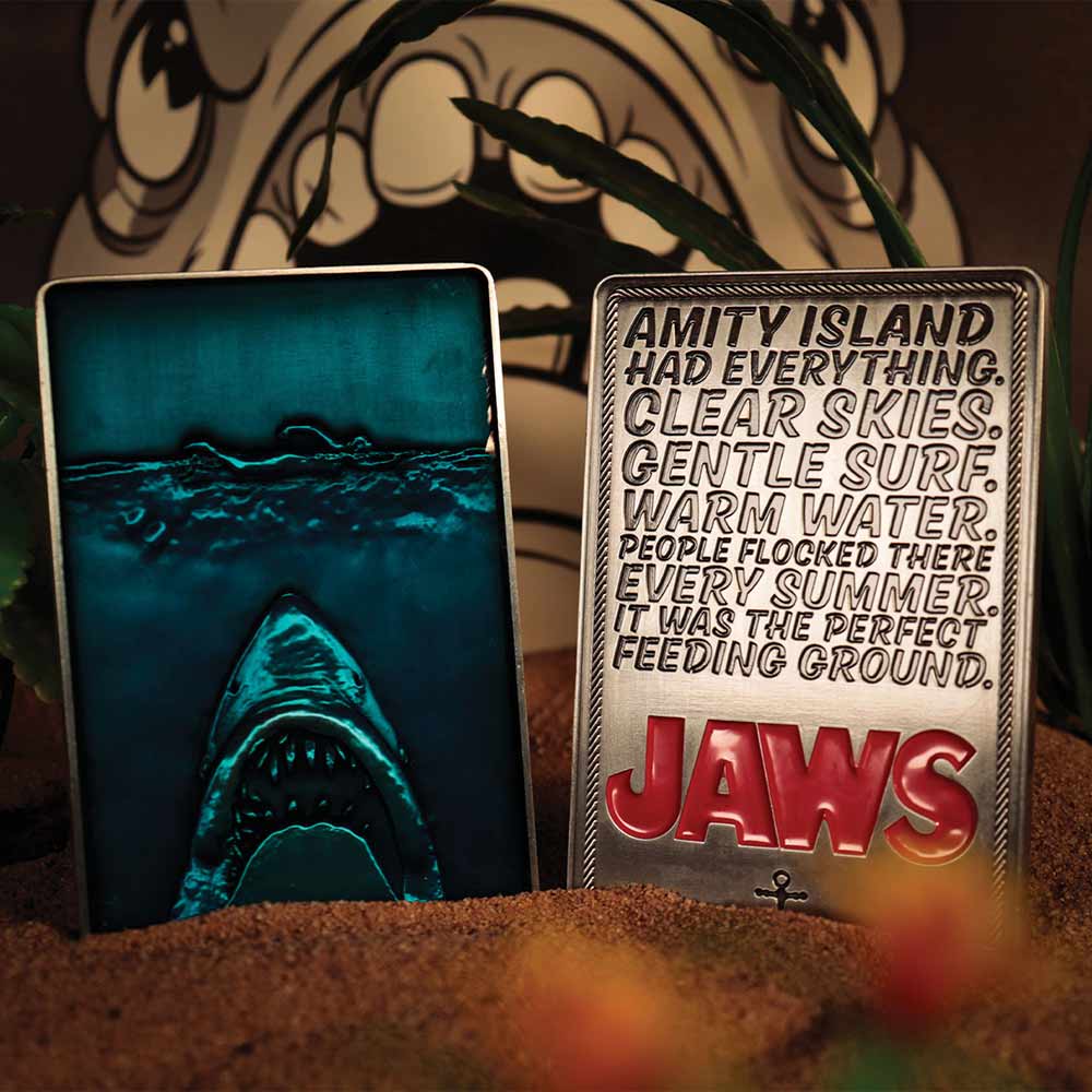 Jaws (50th Anniversary) - Poster Ingot Replica - Toys and Collectibles ...